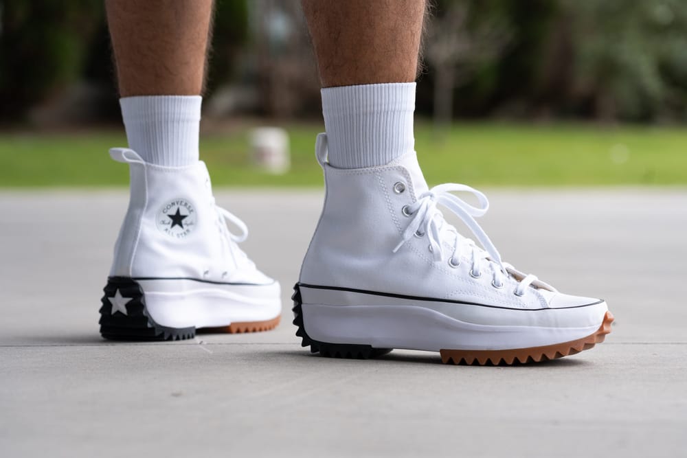 Height-Boosting Converse Run Star Hike Sneakers - 2 Lift